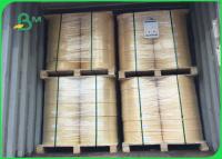 China Food Grade 60g Brown Straw Paper Rolls For Straw Drinking Paper for sale
