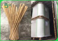 China Eco Friendly Compostable Printable Brown Straw Wrapping Paper 28gsm for sale