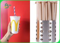 China Eco Friendly Compostable Printable Brown Straw Wrapping Paper 28gsm for sale