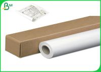 China 36inch * 50m 80gsm Inkjet CAD Plotter Paper Roll For Engineering Drawing for sale
