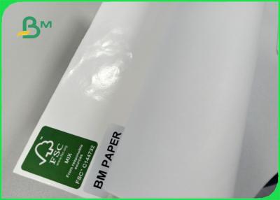China 100gsm White Kraft Paper With 10gsm Oil Resistant PE Bleached Kraft Paper In Roll for sale
