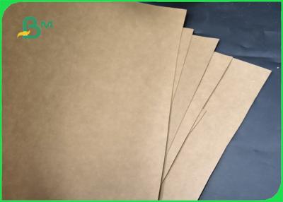 China 0.55 & 0.8mm Thick Washed Paper Width 150cm Brown & Black Color For DIY Crafts for sale