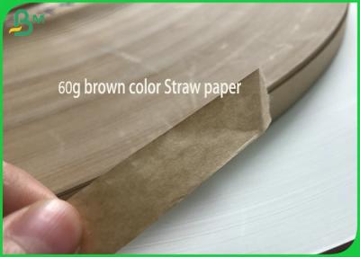 China Harmless Roll Colorful 60G Nature Brown Straw Paper Slitted White Kraft Paper for sale