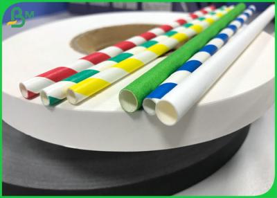 China 60gsm 120gsm White Kraft Paper & Color Patterned Craft Paper For Paper Straw Tubes for sale