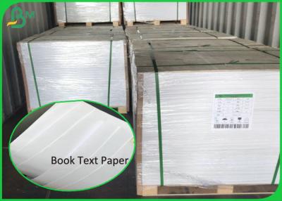Uncoated 구르는 20LB 22LB 50LB 책 원본 백색 상쇄 인쇄 종이 90CM 100CM