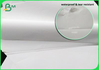 China Smooth & Waterproof Plain White Stone Paper 140um Sheet & Roll for sale