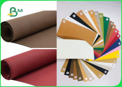 China Recyclable Eco Friendly Red Washable Kraft Paper For Snack Bags 150cm * 100M for sale