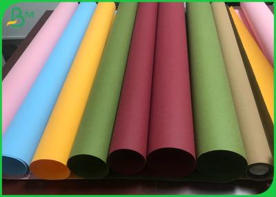 China Water Proof Eco Material Blue / Gray Colour Washable Kraft Paper Roll For Bags for sale