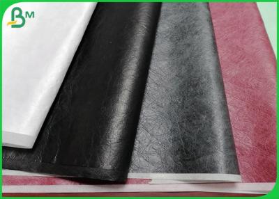 China Recycled Soft Waterproof fabric Paper Roll With PU Material Coated for sale