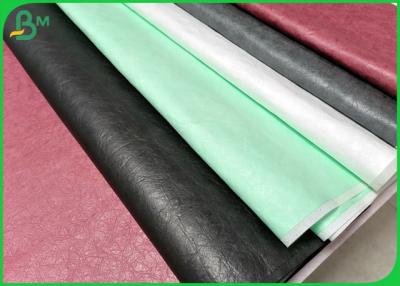 China Recycled Soft Waterproof fabric Paper Roll With PU Material Coated for sale
