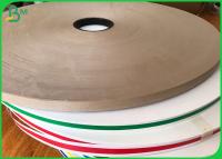 China Food Grade Paper Roll Solid Black / Solid Green 15MM Width Slit Kraft Paper For Straw Material for sale