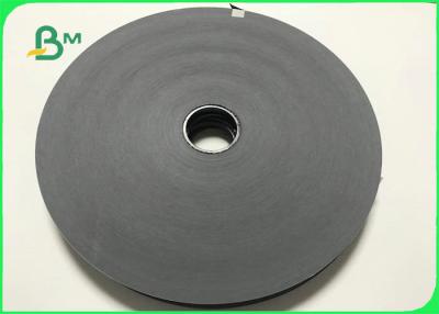 China 60GSM FDA Eco - Friendly Solid Black Paper In Reel For Drinking Straws for sale