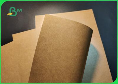 China Virgin Pulp 300gsm + 16g Unbleached Kraft Paper For Food Packaging Waterproof for sale