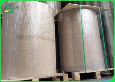 China 100% Wood Pulp 80gsm - 120gsm Food Grade Brown Kraft Paper Roll Unbleached No Wax for sale