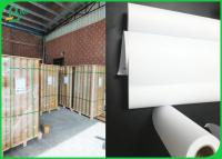 China Inkjet Printing 60gsm Bond Plotter Paper Roll For Drafting Printer for sale