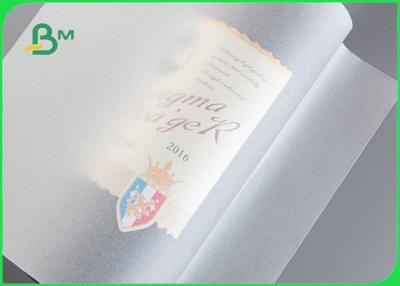 China 53gsm Translucent White Tracing Paper For Book Insert A4 A5 Size for sale