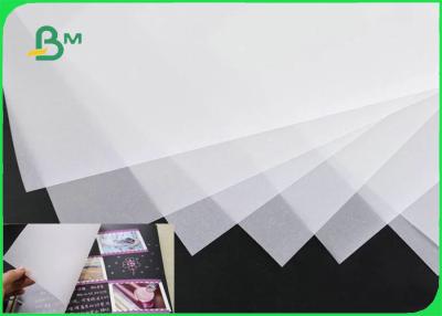China 53gsm Translucent White Tracing Paper For Book Insert A4 A5 Size for sale