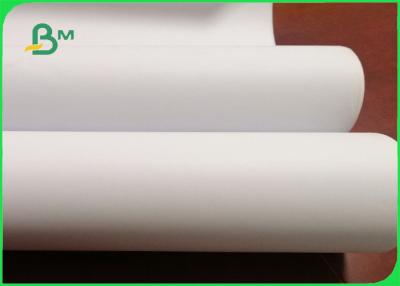 China uncoated white wide Format Paper Inkjet plotter paper Roll 80gsm for sale