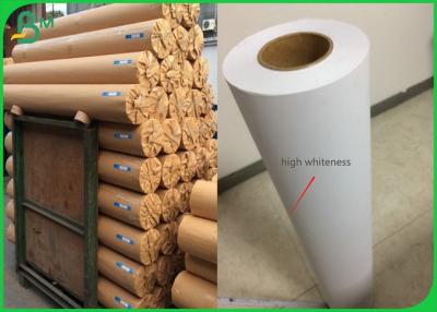 China Dust-free surface 70gsm Wide Format Plotter Paper Roll 24inches 36 inches Available for sale