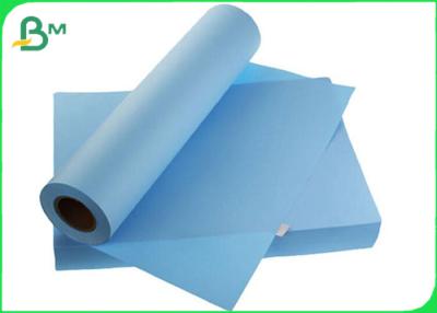 China 80GSM 50m - 150m Double Sides Blue Inkjet Good Print Copy Plotter Paper for sale