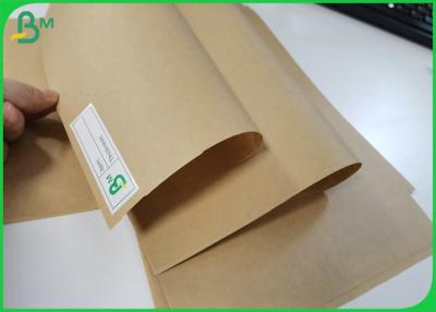 China Safeness 50g  60g Uncoated Food Brown Kraft Paper For Disposable Fast Food Bag for sale