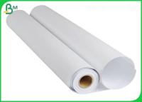 China Smoothness Surface CAD Plotter Paper , 3 Inch Core 80gsm Plotter Roll Paper for sale