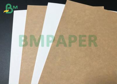 China 780mm 350gsm Clay Coated White Kraft Back Board For Bread Packing Box for sale