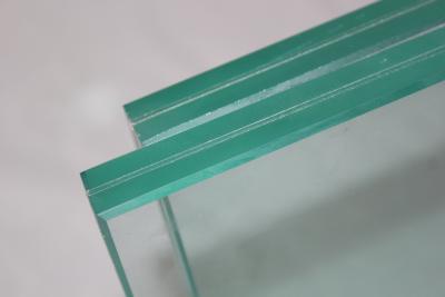 China Clear 13.14mm laminated glass with 1.14mm clear pvb film for sale