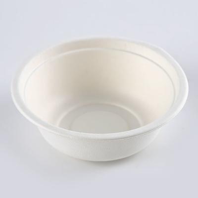 China Biodegradable Sugarcane Bagasse Bowl 500ml(16oz) Sugarcane Pulp Customized 16oz >10 Disposable,sustainable for sale