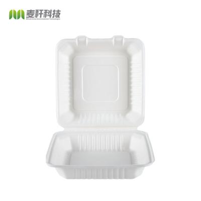 China Best selling eco-friendly Water and oil proof Bagasse clamshell paper tableware for sale