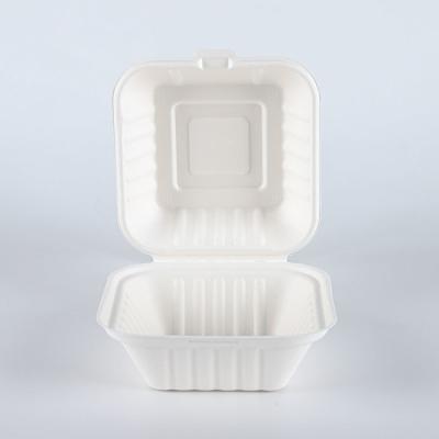 China Biodegradable Food Container Burger Box friendly fully for sale