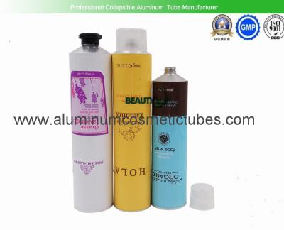 Cina Metropolitana di alluminio della crema per le mani cosmetica, imballaggio di alluminio della metropolitana di compressione di cura di pelle in vendita