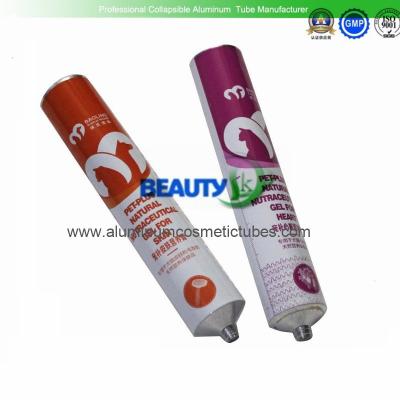 China Volume dobrável de alumínio do diâmetro 100ml dos tubos 32mm do creme da mão dos cuidados com a pele à venda