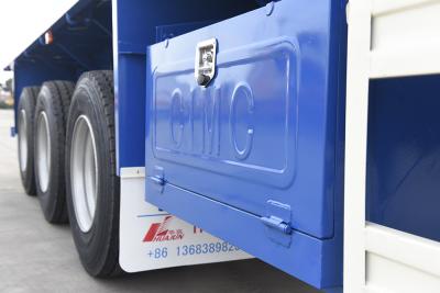 Cina 40ft Container Chassis Truck Trailer 40ton 60ton 80ton Flatbed Trailers Vendite a Dubai in vendita