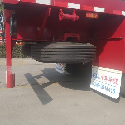 Cina 40ft Container Chassis Truck Trailer 40ton 60ton 80ton Flatbed Trailers Vendite a Dubai in vendita