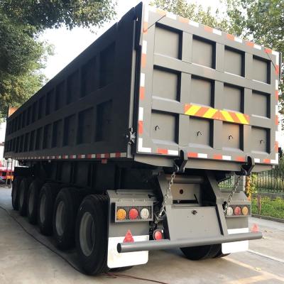Cina 6 assi Veicolo rimorchio per il mercato del Ghana T700/Q345 Trave principale in acciaio e caratteristiche opzionali in vendita