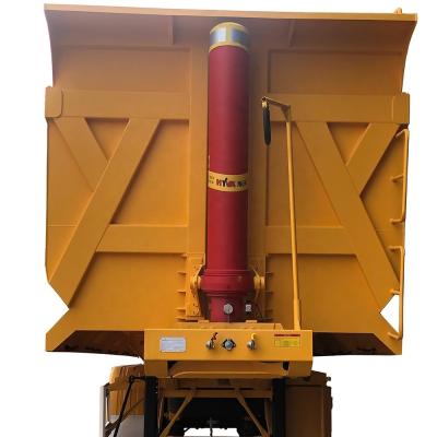 Cina 12R22.5 pneumatici a 4 assi rimorchio idraulico per autocarro tip U 38CBM di CIMC HUAJUN in vendita