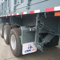 China CIMC HUAJUN Two Side Dump Semi-Trailer Heavy Duty with Two Function Hydraulic System for sale