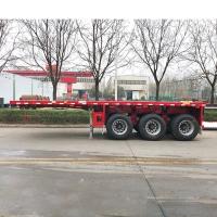China CIMC Flatbed Container Semi Trailer The Ultimate Solution for Container Transport for sale