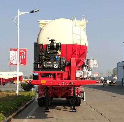 Cina Trasporto di polvere minerale 3 assi 45cbm Cimento semirimorchio Cisterna con asse Fuwa in vendita