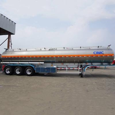 Cina Fuwa 3 assi 45000 litri di combustibile in lega di alluminio o di acciaio inossidabile Cement Tanker Trailers in vendita
