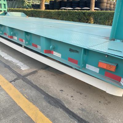 Cina 45 tonnellate semirimorchio a letto basso utilizzato per il camion rimorchio per il trasporto delle vostre attrezzature industriali in vendita