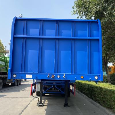 Cina Semi-remorco a quattro assi a piatta tela con parete laterale di 1000 mm carico massimo di pneumatici da 60 T 12.00R20 in vendita