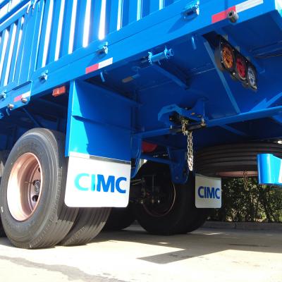 China CIMC Group HUAJUN 4 Axles Max Payload 60T Container Trailer Fence Cargo Semi Trailer for sale