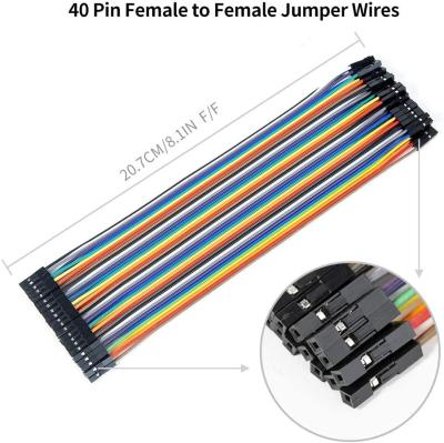 Cina Maschio su ordinazione al cavo femminile 1P-40P Du Pont 2.54mm del connettore del PWB in vendita