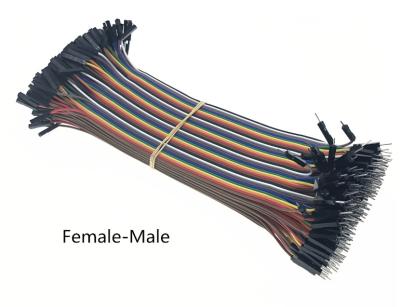 China Female To Male Dupont Connector Cable 2.54mm Pitch For Automobile for sale