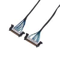 China LCD Notebook Computer Coaxial Cable Assembly Customized 20pin 30pin LVDS for sale