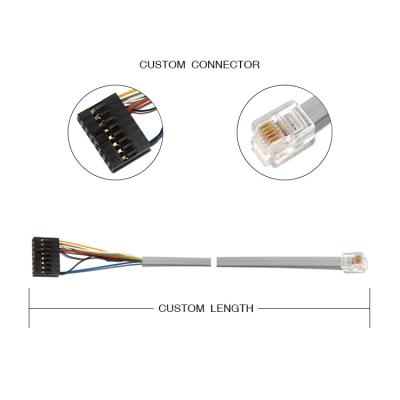 中国 Molex 90142のシリーズRJ12コネクターへの注文ワイヤー馬具のC格子III 販売のため