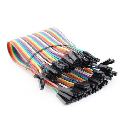 Cina la linea il tagliere GPIO di 1.25mm 40 PIN Flat Rainbow Ribbon Cable Du Pont cabla in vendita