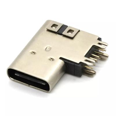 Cina Inserto laterale 14 pin presa femmina porta di ricarica 3.1 USB C connettore PCB presa SMT in vendita